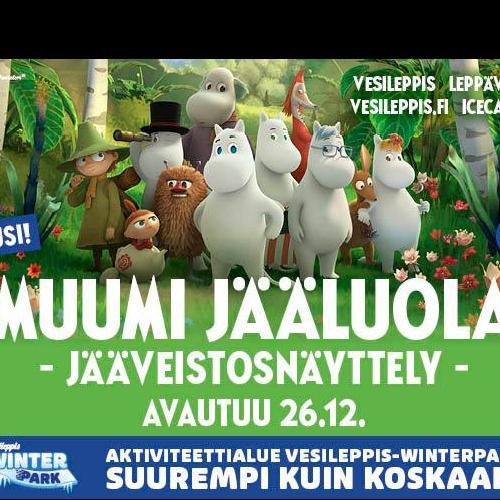 Muumi-jääluolasta ja Vesileppis Winterparkista ympärivuotinen ...